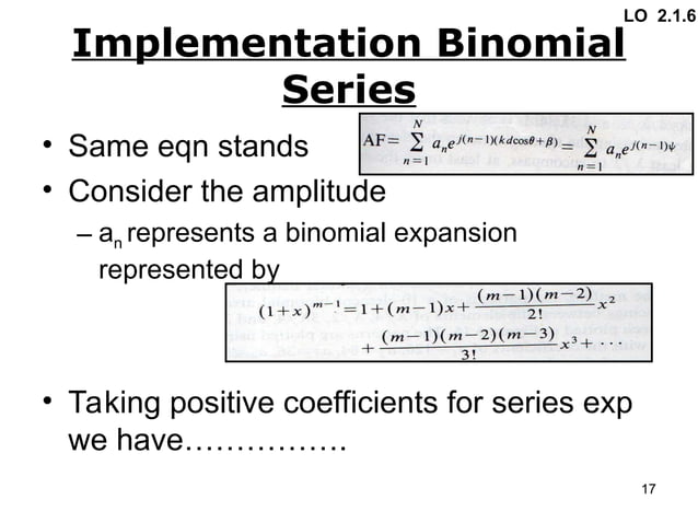 2.1.6 BEAM PATTERN SYNTHESIS OF ANTENNA.ppt