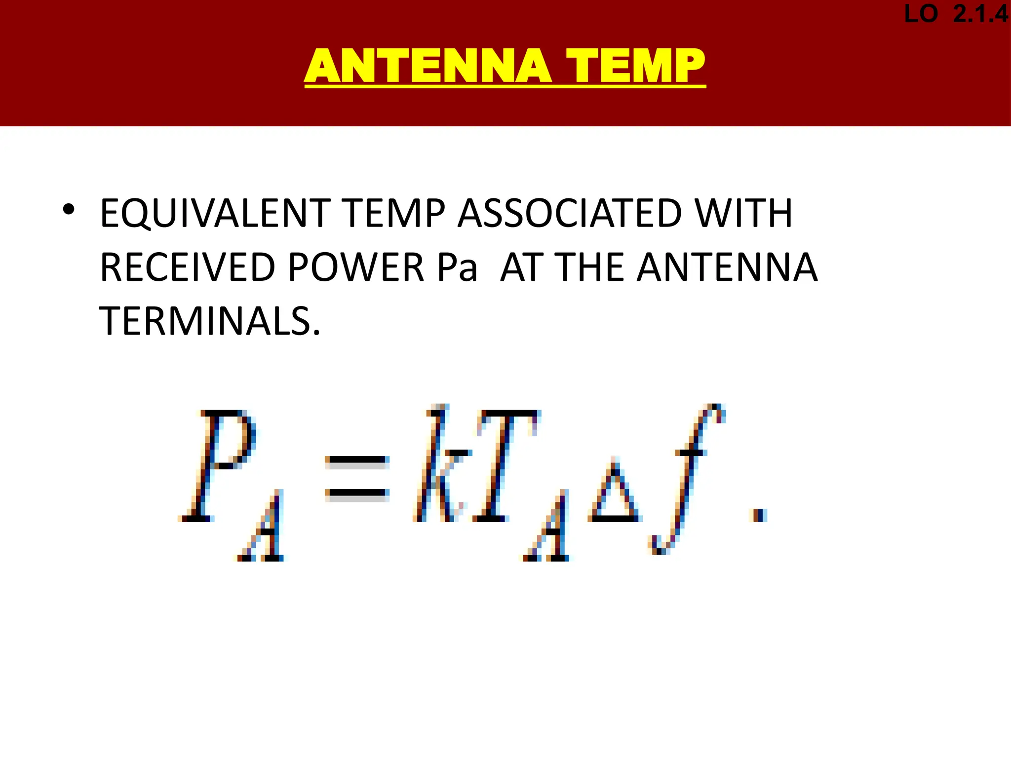 Isotropic noise in an antenna study .pptx