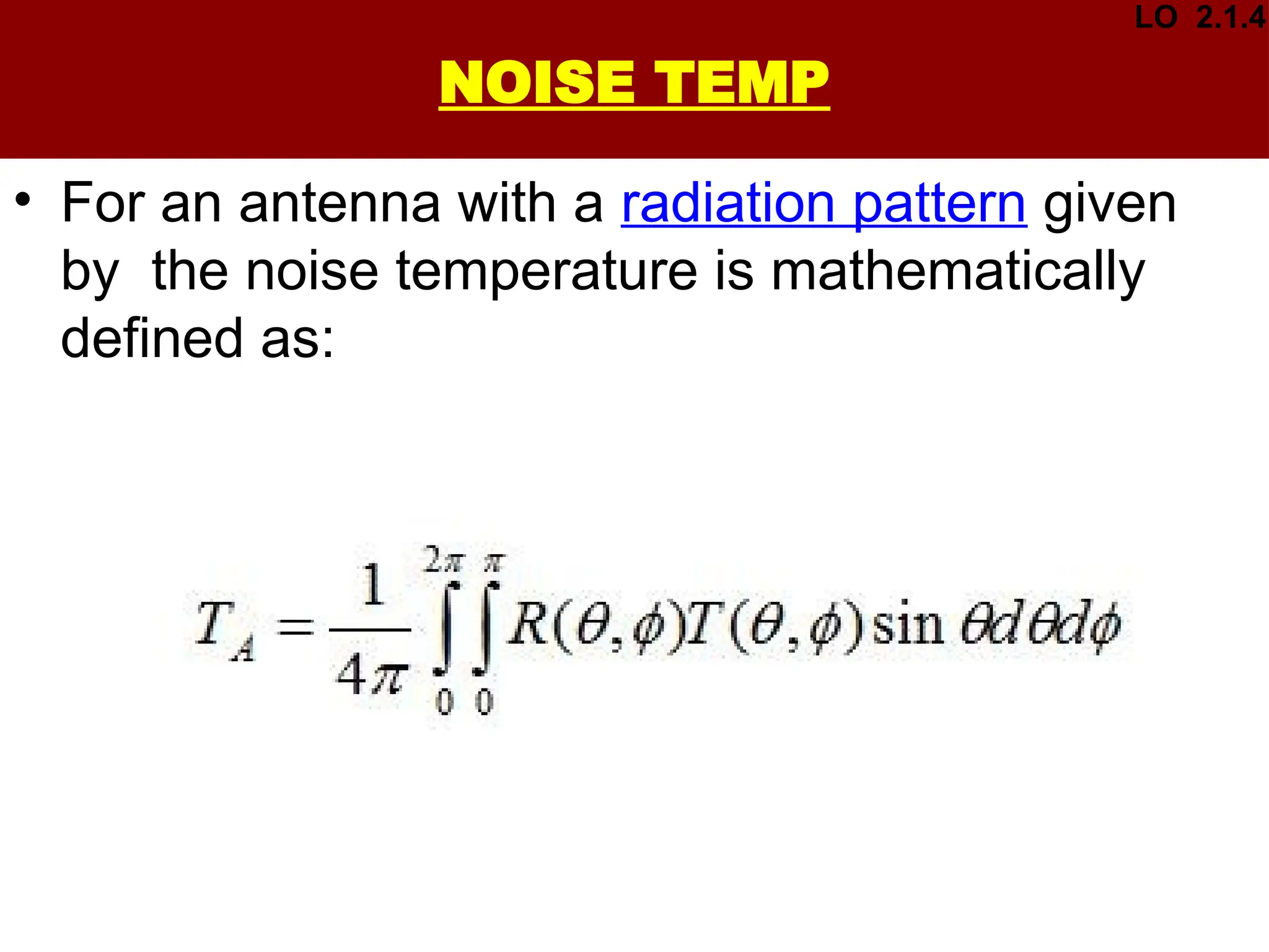 Isotropic noise in an antenna study .pptx