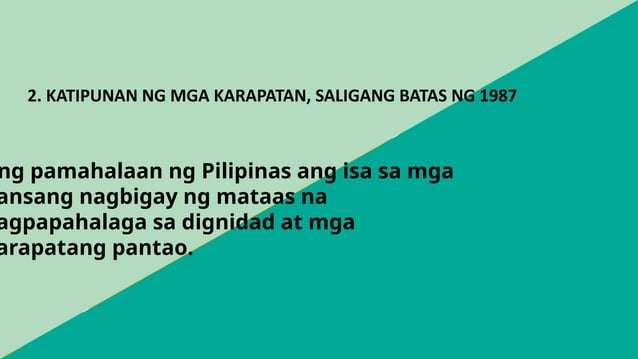 2. KARAPATANG PANTAO POWERPOINT PRESENTATION | PPTX