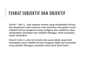 HUKUM PERIKATAN DAN PERJANJIAN by rita farida | PPTX