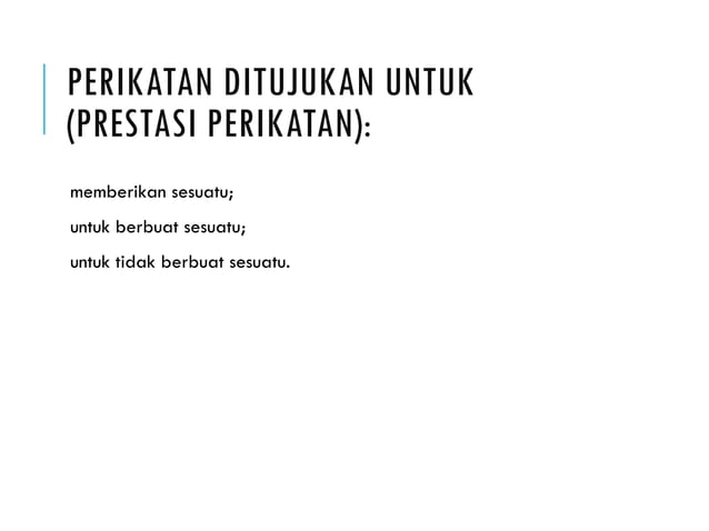 HUKUM PERIKATAN DAN PERJANJIAN by rita farida | PPTX