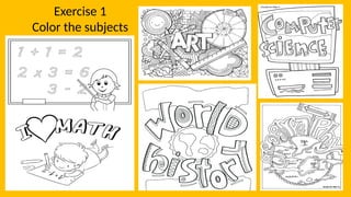 2. 3 primary school subjects- for primary | PPT