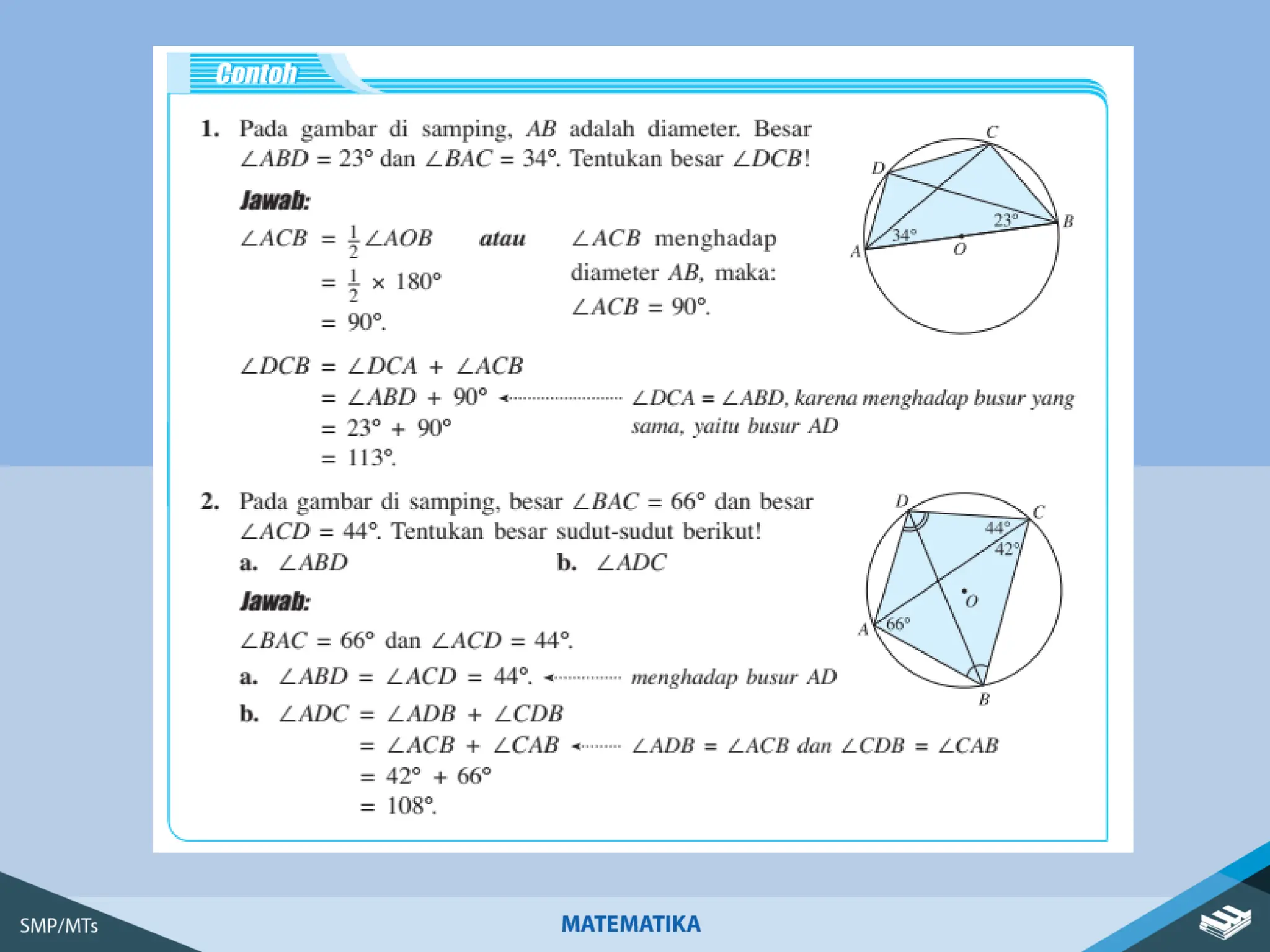 Lingkaran matematika kelas XII sma negeri | PDF