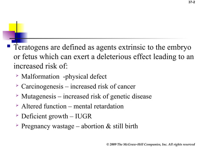 2. teratogens.ppt. during pregnancy bscnursing | PPT