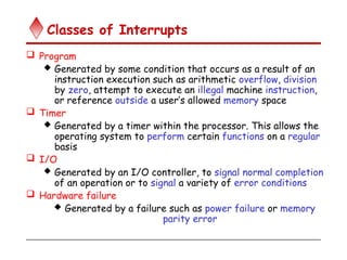 computer Architecture - input output interrupt | PPT | Operating Systems | Computer Software and ...