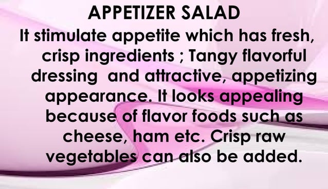2. Classification of Salad according to function in the meal.pptx ...