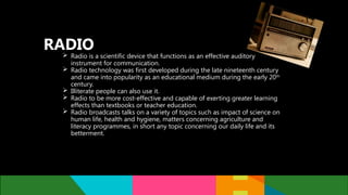 Mass Media in Education @ B.Ed curriculum.pptx