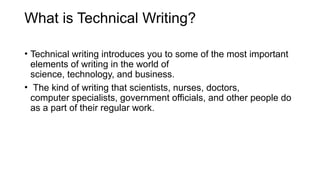 Technical writing in research methodology | PPTX