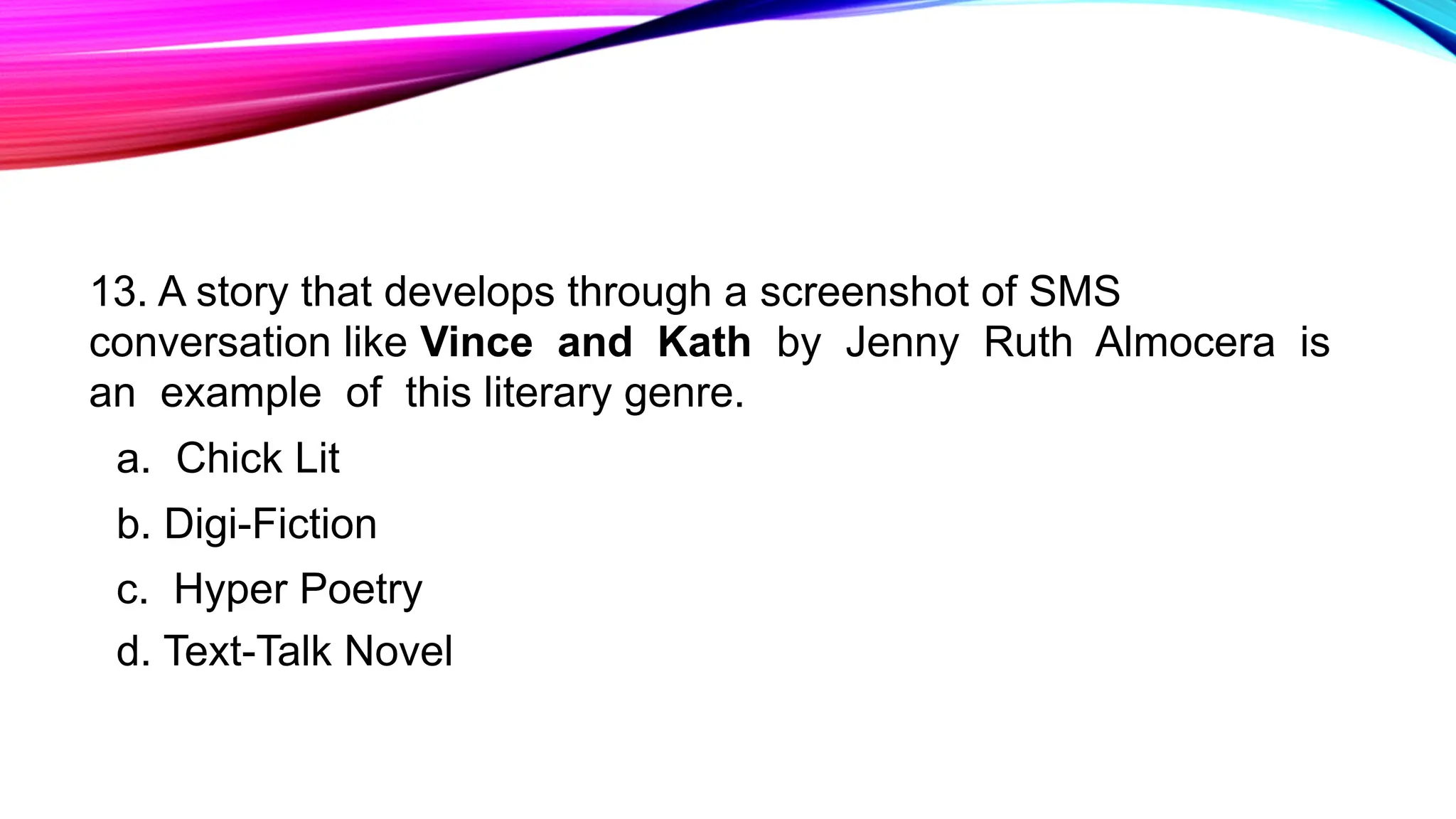 21st Century Literature Grade 12 Subject | PPTX