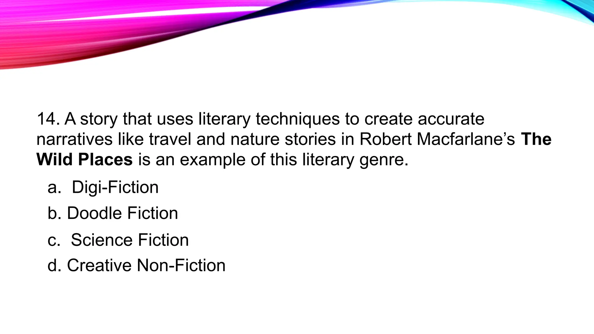 21st Century Literature Grade 12 Subject | PPTX