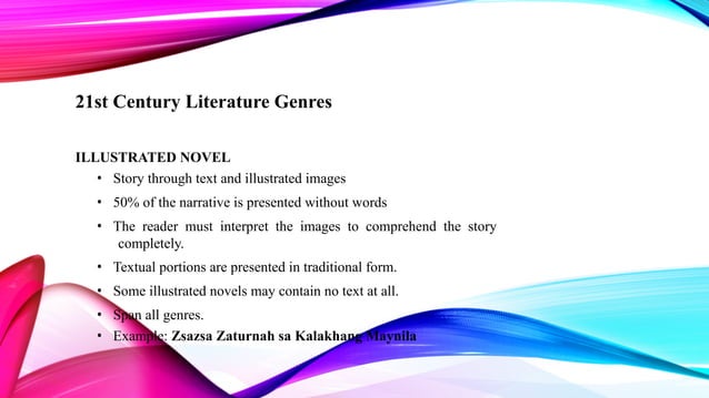 21st Century Literature Grade 12 Subject | PPTX | Genres
