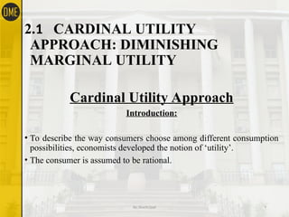 2.1.ppt- Cardinal Utility Approach in Business Eco | PPT