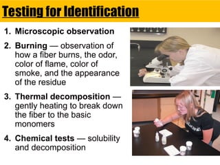 Textile Fiber Identification testing method | PPT