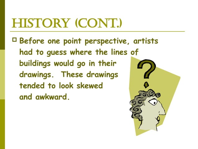 One Point Perspective Presentation Perspective | PPT | Drawing and ...