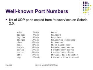 UDP protocol description in computer network | PPT | Computer ...