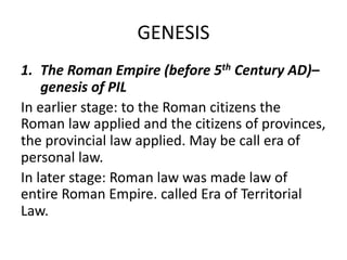 Genesis and the Development of PIL PDF File | PPT