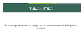 Etika dalam bekerja dan kode etiknya .ppt