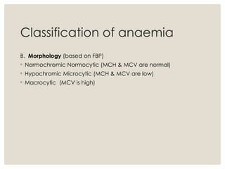 Approach to Patients with Anemia Disease | PPTX