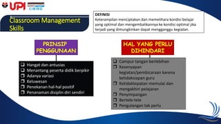 Basic Teaching Skill atau keterampilan dasar mengajar | PPT