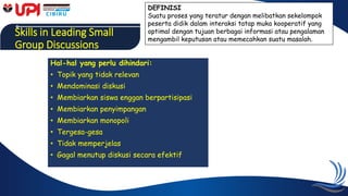 Basic Teaching Skill atau keterampilan dasar mengajar | PPT