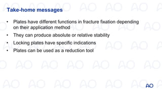 plates in fracture fixation on orthopedic | PPT