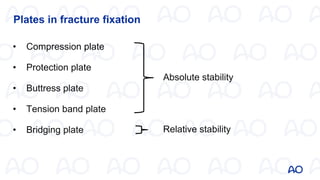 plates in fracture fixation on orthopedic | PDF