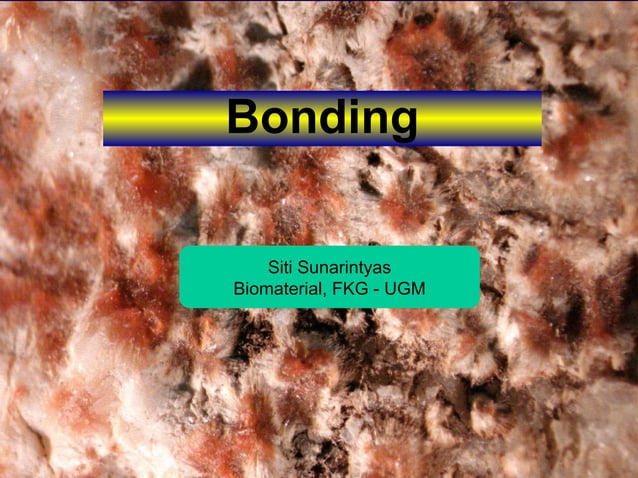 Prosedur Bonding pada material resin komposit | PPT