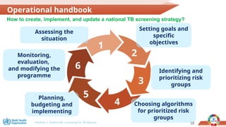 Systematic screening for TB disease in adults | PPTX