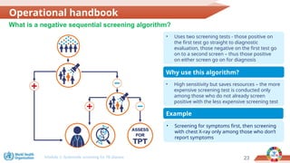 Systematic screening for TB disease in adults | PPTX