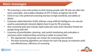 Systematic screening for TB disease in adults | PPTX