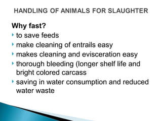 2.0 REVIEW OF SLAUGHTER AND HANDLING OF MEAT. ppt (1) (1).ppt