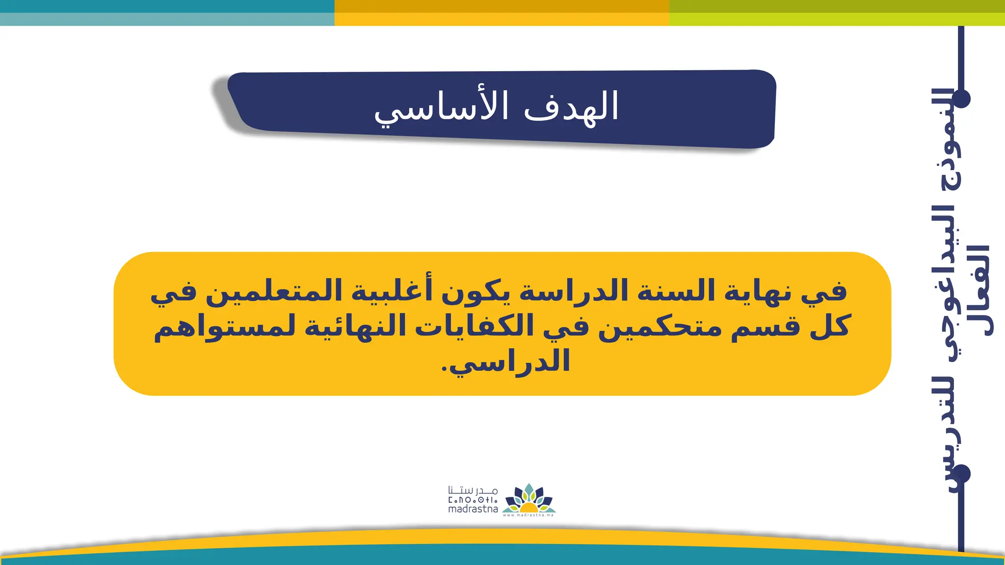 التدريس الفعال في المدرسة المغربية اعتماد مقاربة التعليم الصريح Pptx