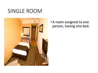 2. Types of room in hotels. classification | PPTX