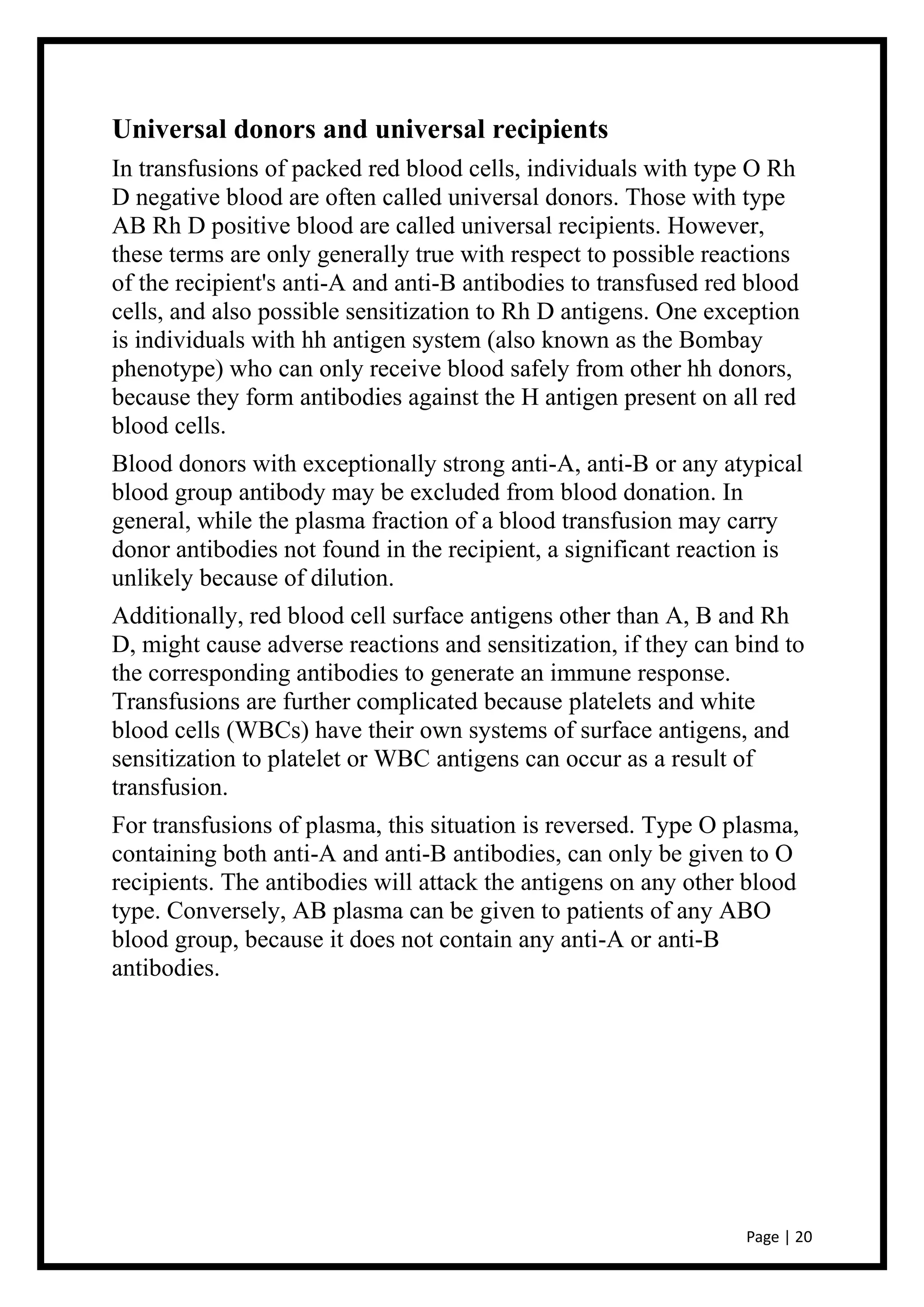 ABO Blood Grouping Biology Investigatory Project Class XII(12) | PDF
