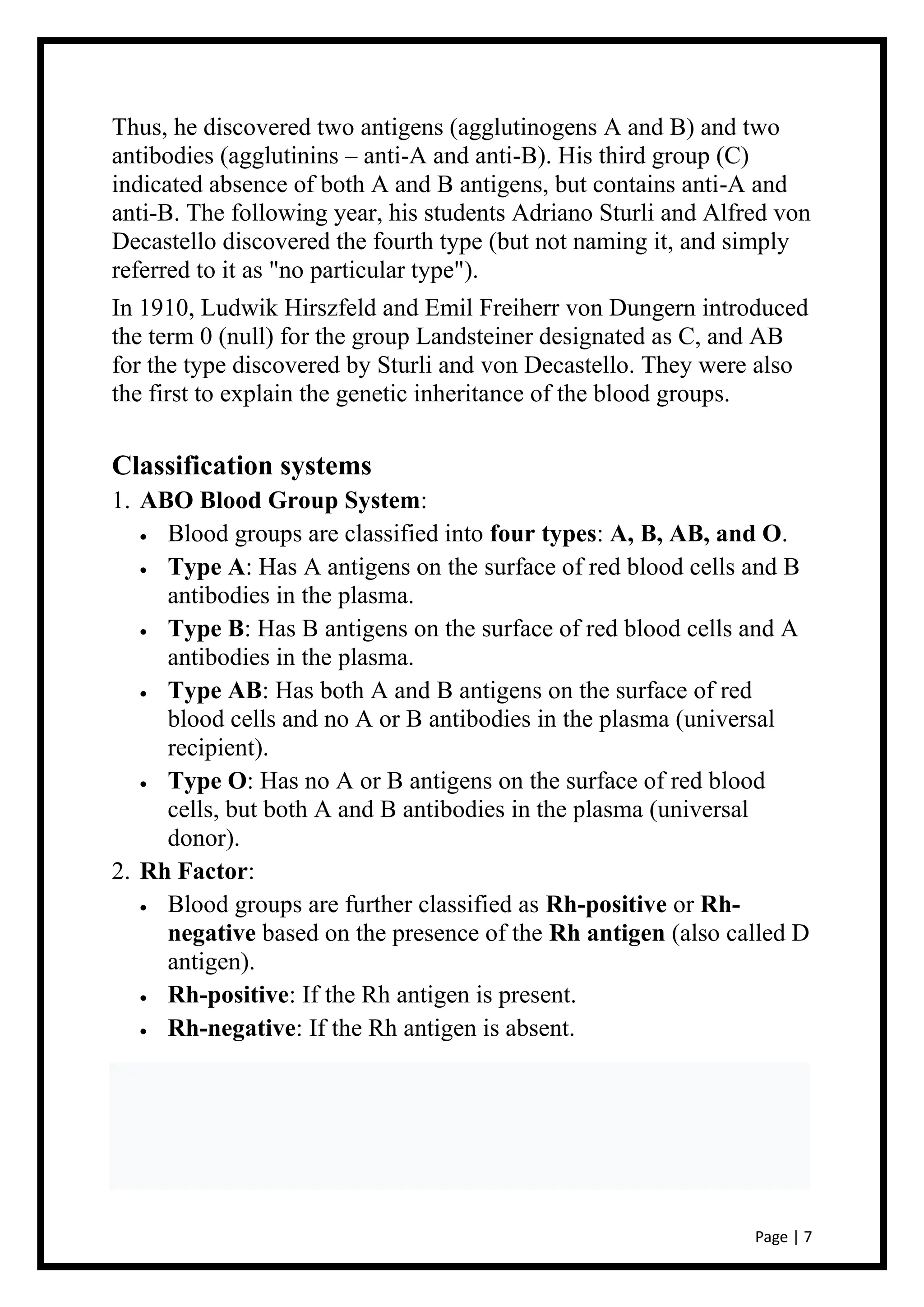 ABO Blood Grouping Biology Investigatory Project Class XII(12) | PDF