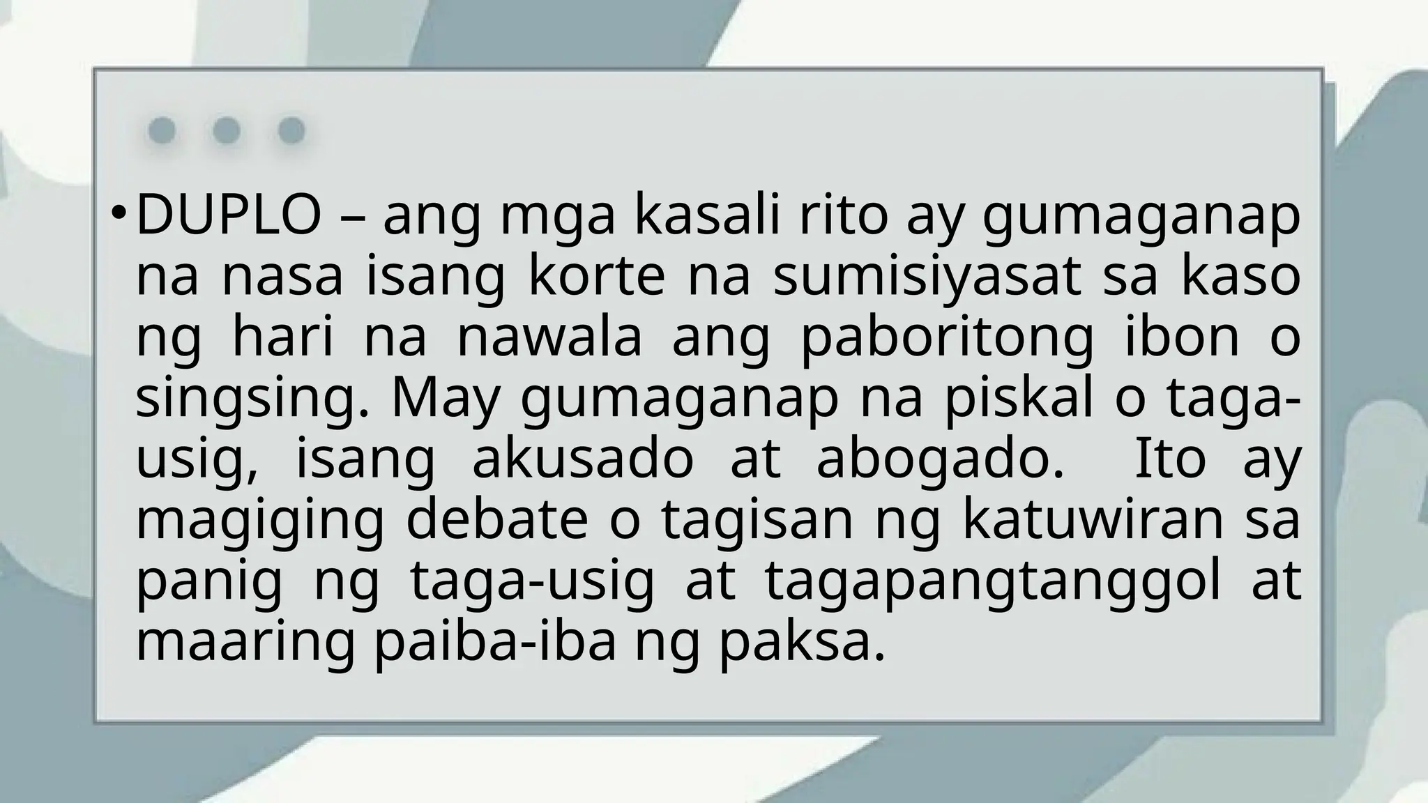 ang paksa ay tungkol sa balagtasan na isang pagtatalo | PPTX