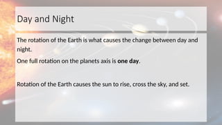 2. Earth and Space Science- Orbits, Years, Days and Nights (2024) (1).pptx