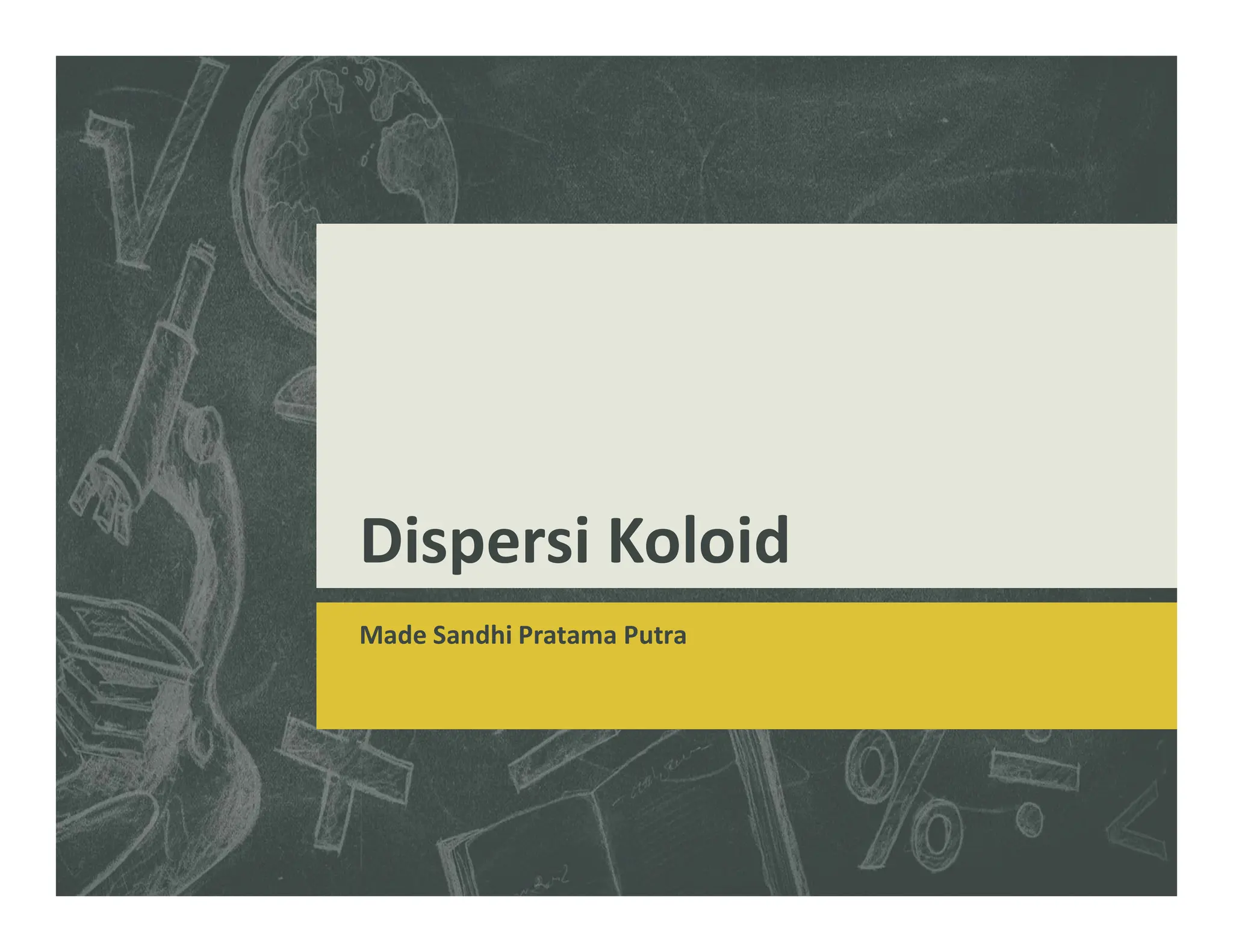 materi pertemuan 1-2 sistem dispersi koloid | PDF