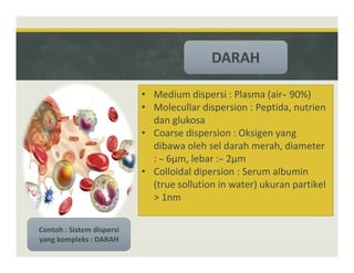 materi pertemuan 1-2 sistem dispersi koloid | PDF