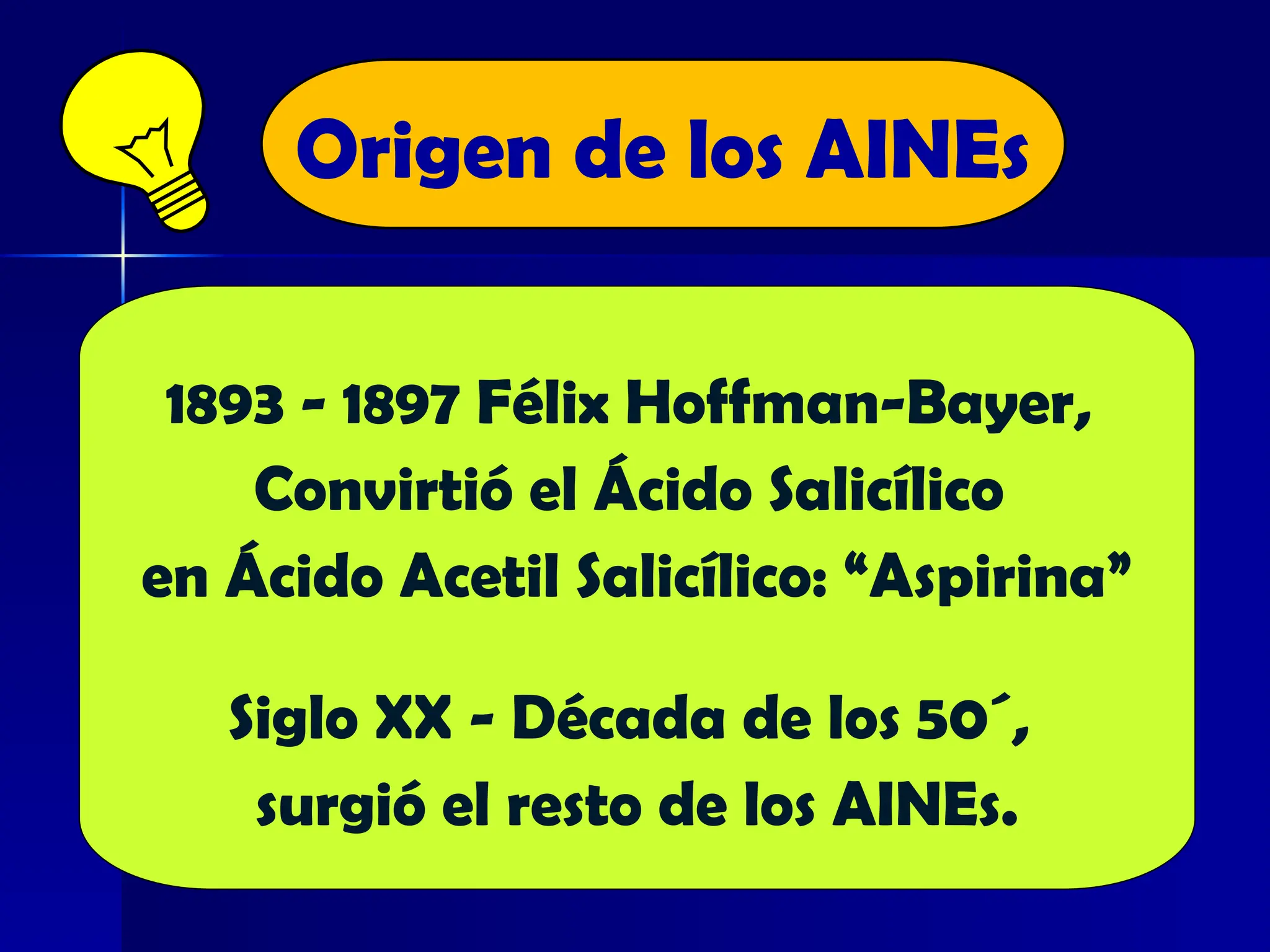 2. AINES.ANTIIFLAMATORIOS NO ESTEROIDEO. | PPT