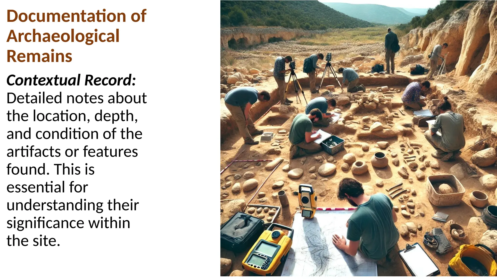 What is Survey and Documentation of Archaeological Remains | PPT