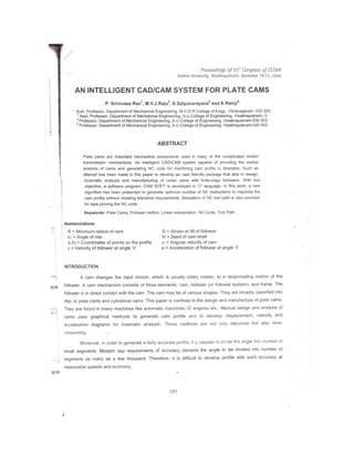 Intelligent CAD/CAM system for plate CAMs | PDF