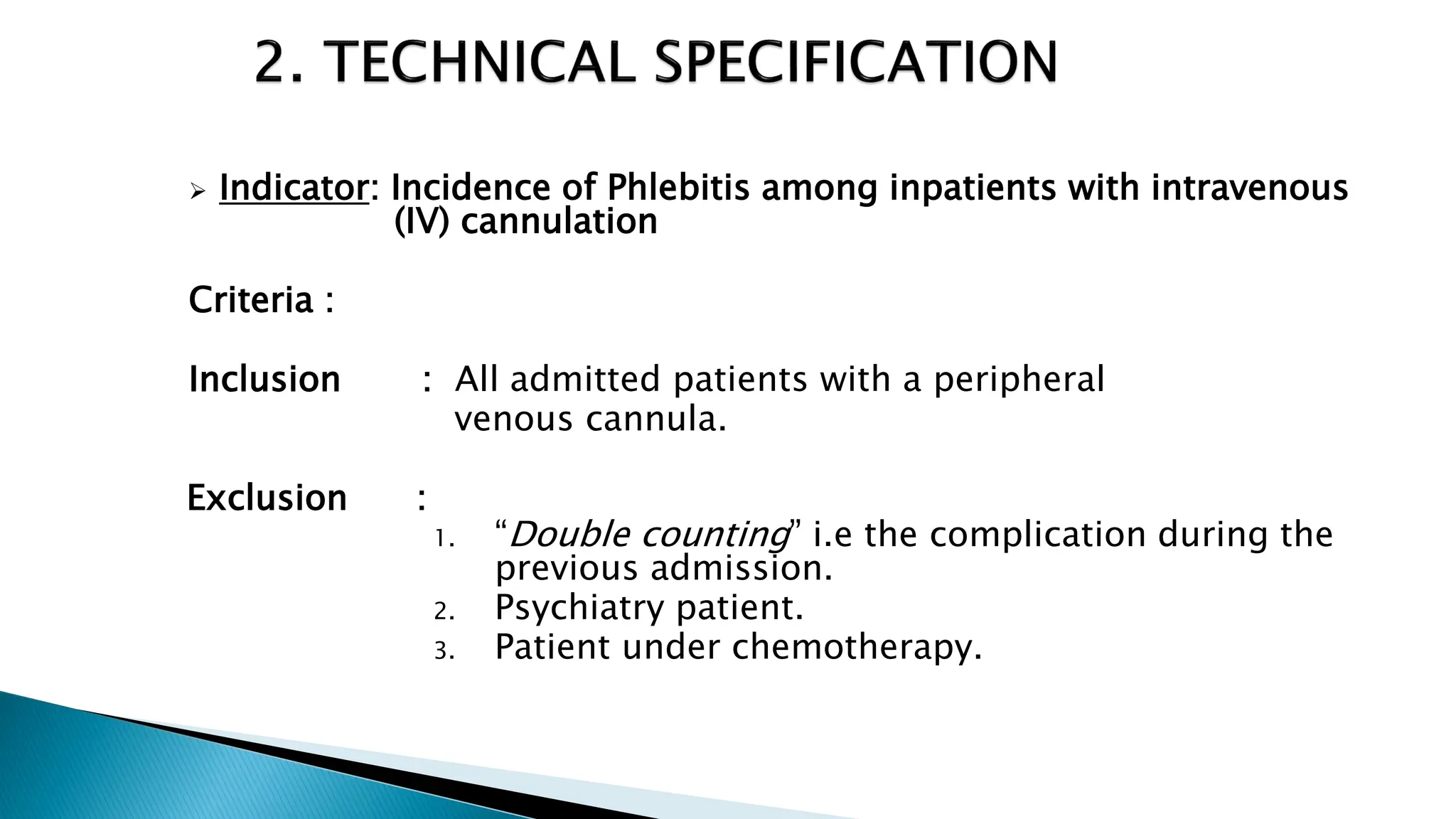 PHLEBITIS NEW INDICATOR FOR NURSES TEACHING SLIDE | PDF