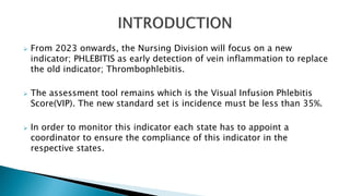 PHLEBITIS NEW INDICATOR FOR NURSES TEACHING SLIDE | PDF