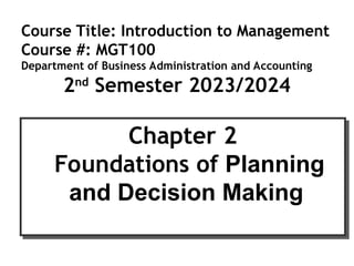 fundamentals of management in principals of m | PPT