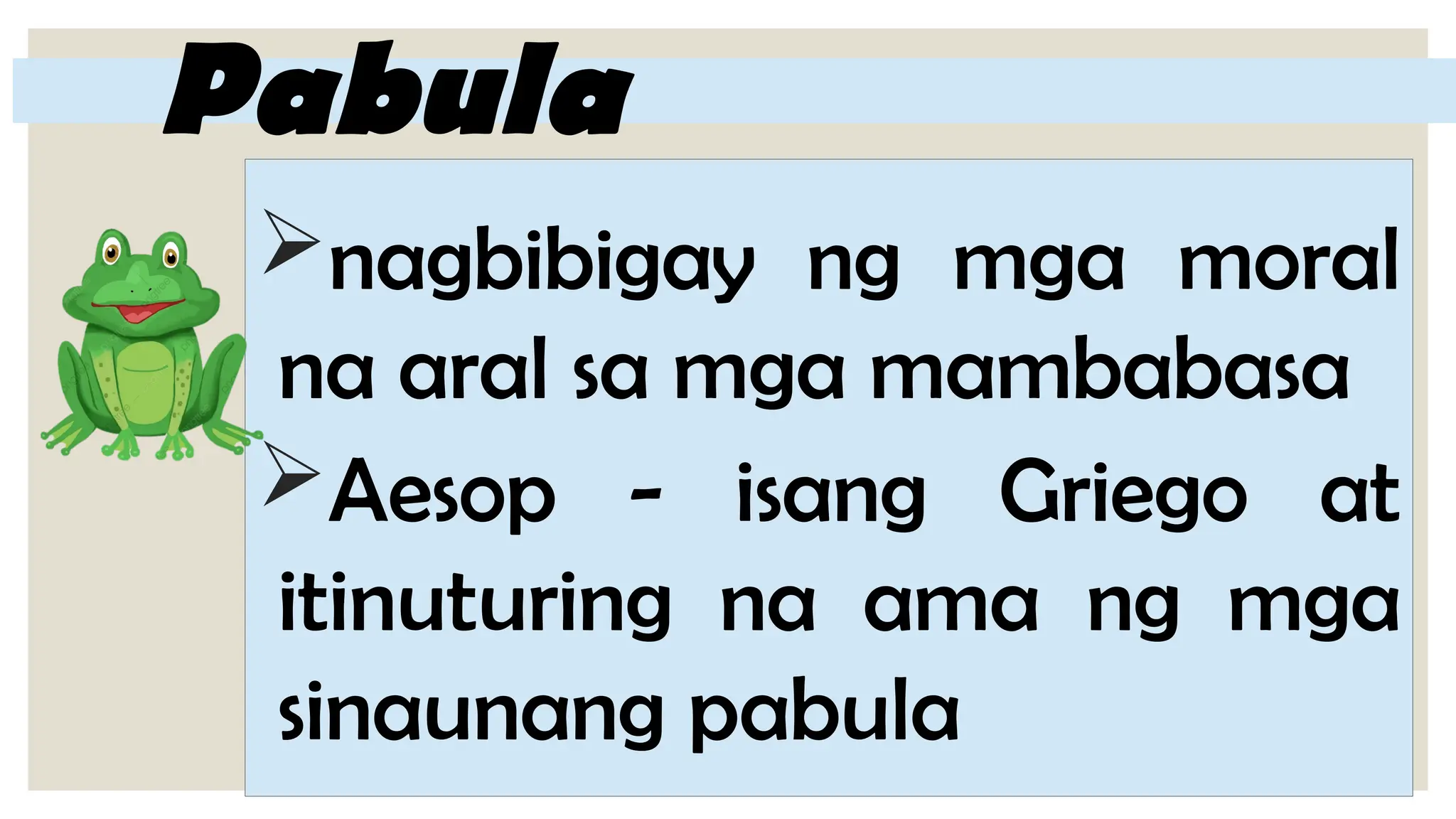 2. PABULA-.pptx- grade 9 filipino- sy 2024-2025 | PPTX
