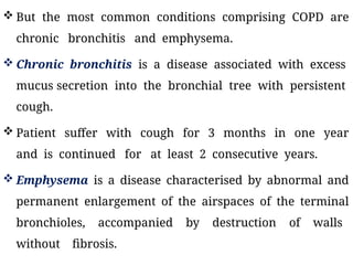 2.3) Chronic Obstructive Pulmonary Disease (COPD).pptx