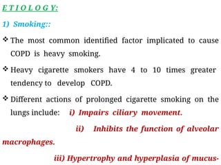 2.3) Chronic Obstructive Pulmonary Disease (COPD).pptx