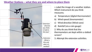 2.Weather_measurements_Easier.pptx material | PPTX | Weather | Science